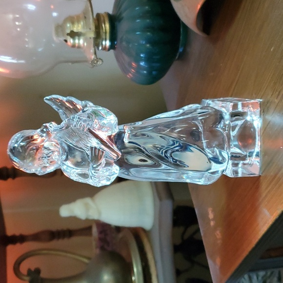 Mikasa | Accents | Vintage Crystal Harp Playing Angel Mikasa Label Not ...